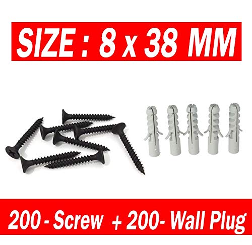 Rpi shop - 8 X 38mm (D 4.2mm) Drywall Gypsum Screw, Phillips Bugle Head ...