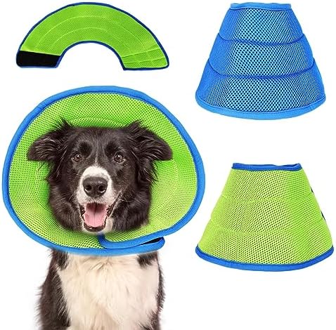 HERBYD Dog Cone After Surgery Soft, Adjustable Breathable Dog Medical ...