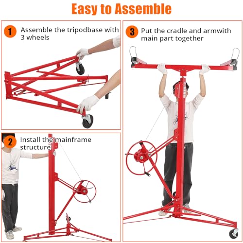 Snapklik.com : Drywall Lift 11FT, Drywall Jack Lift For Ceiling ...