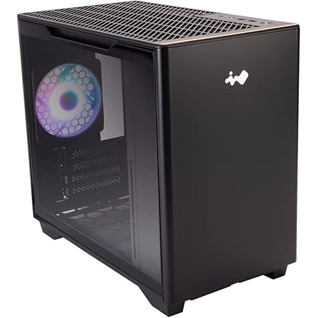 Amazon.com: InWin A3 MicroATX IW-CS-A3BLK-1AM120S Gaming Chassis, Build ...