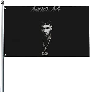 Amazon.com : Anuel Rapper Aa Singer Flag Banner Indoor Outdoor Flags ...