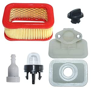 AUMEL Air Filter Base Primer Bulb Fuel Tank Vent Kit For Chinese 5200 5800 52cc 58cc Chainsaw ...