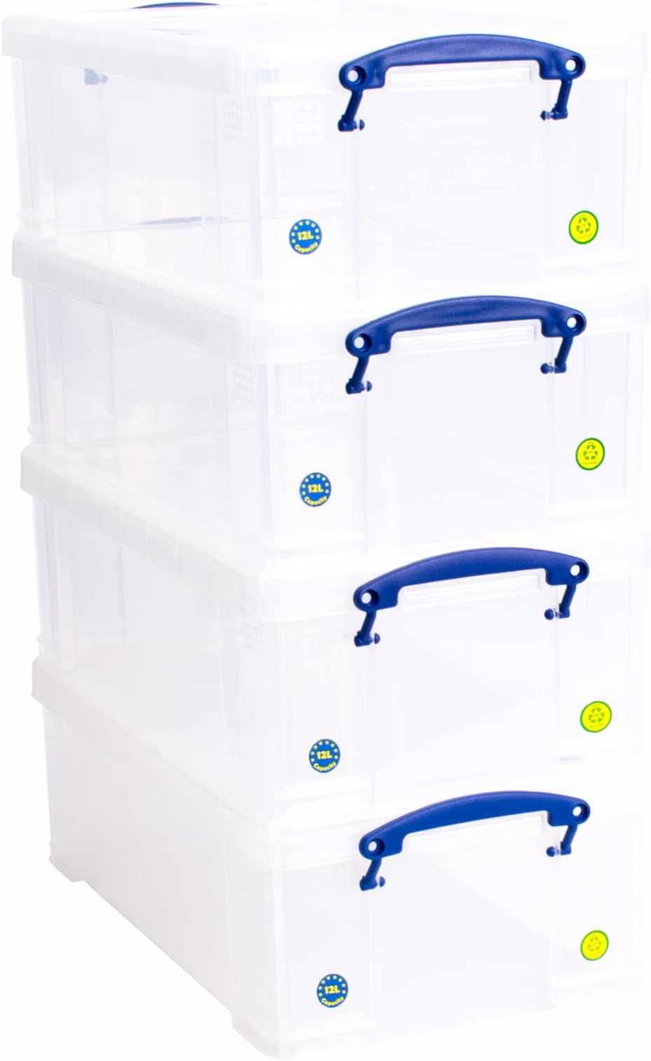 Set of 4 x 12 litre Really Useful Boxes : Amazon.co.uk: Home & Kitchen