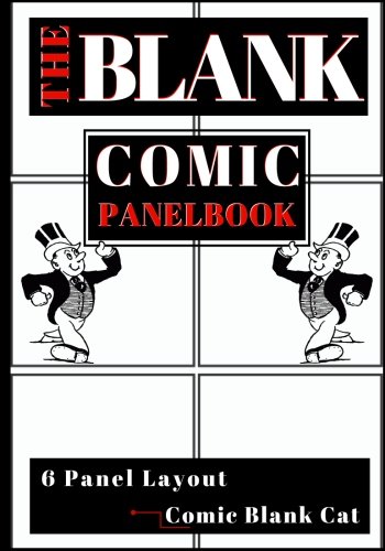 Amazon.com: The Blank Comic Panelbook 6 Panel Layout: Cartoon Comic ...