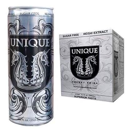 Amazon.com: Unique Energy Drink sugar free 8.4 fl. Oz, cans (4 pack)
