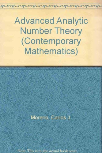 Buy Advanced Analytic Number Theory (Contemporary Mathematics) Book ...
