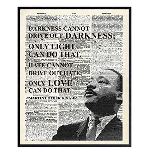 Amazon.com: Martin Luther King Inspirational Love Quote Dictionary Wall ...