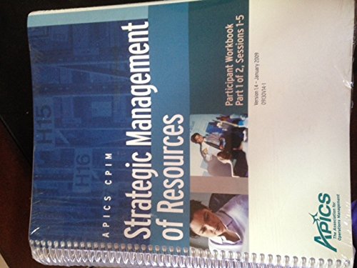 APICS CPIM Strategic Management of Resources: The Association for ...