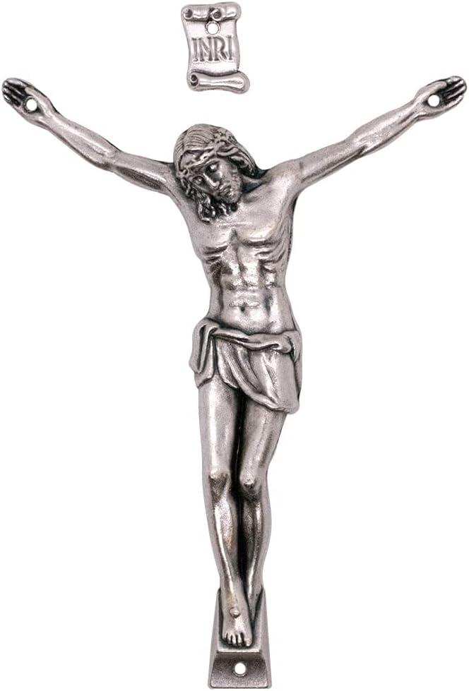 Amazon.com: Silver-Tone Metal Corpus and INRI Sign | Make a Custom ...