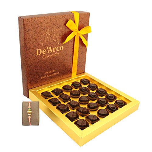 De'arco Chocolatier Dark Chocolate Gift Box, 25 Pieces : Amazon.in ...