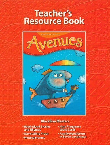 Avenues Kindergarten Level A (Teacher's Resource Book, Level A ...