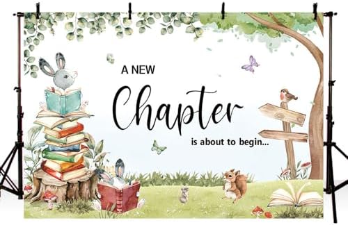 MEHOFOND 7x5ft Reading Topics Backdrop A New Chapter Is About To Begin ...