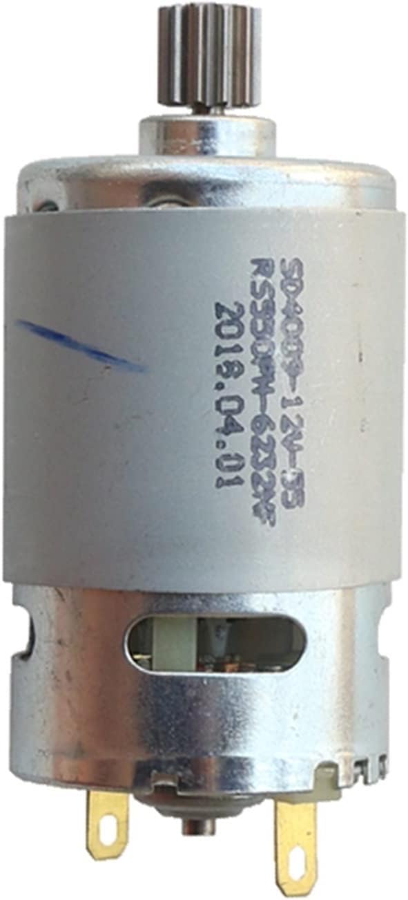 Amazon.com: dc Motor RS380/550 Small Dc Motor, DC 6V 12V 12-Tooth Toy ...