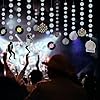 Amazon.com: Cheerland Iridescent Disco Garland Holographic Disc Banner ...