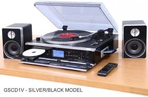 Neostar Save-2-CD USB Turntable - GSCD1V - Silver/Black: Amazon.co.uk ...