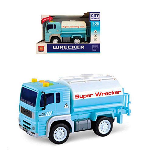 IndusBay® 1:20 Scale Water Tanker Truck Toy for Kids , Friction Powered ...