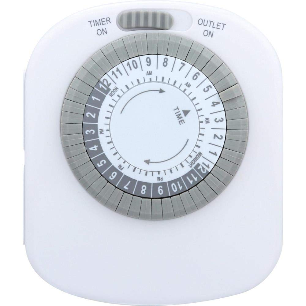 Amazon.com: Westek TM20DHB Indoor Mechanical Daily Timer 4-Outlet ...
