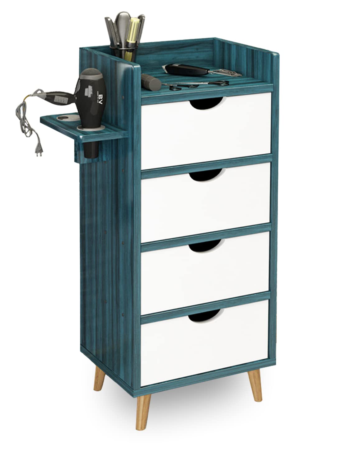 Buy Lorvain Hair Salon Stations, Salon Cabinets and Storage with 4 ...