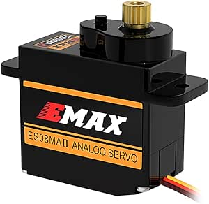 Amazon.com: EPINON Emax Servo ES08MAII 12g Analog RC Servo for 1/24 ...