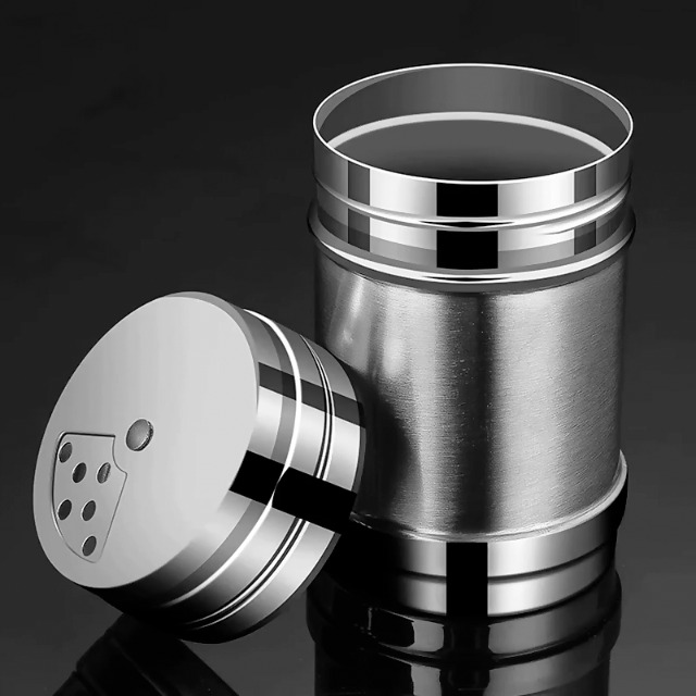 Watch Stainless Steel Salt Shaker Seasoning Cans on Amazon Live