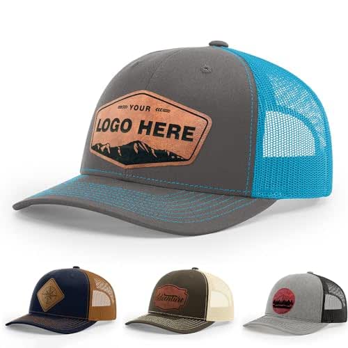 Amazon.com: 10-Pack Personalized Custom 112 Style Trucker Leather Patch ...