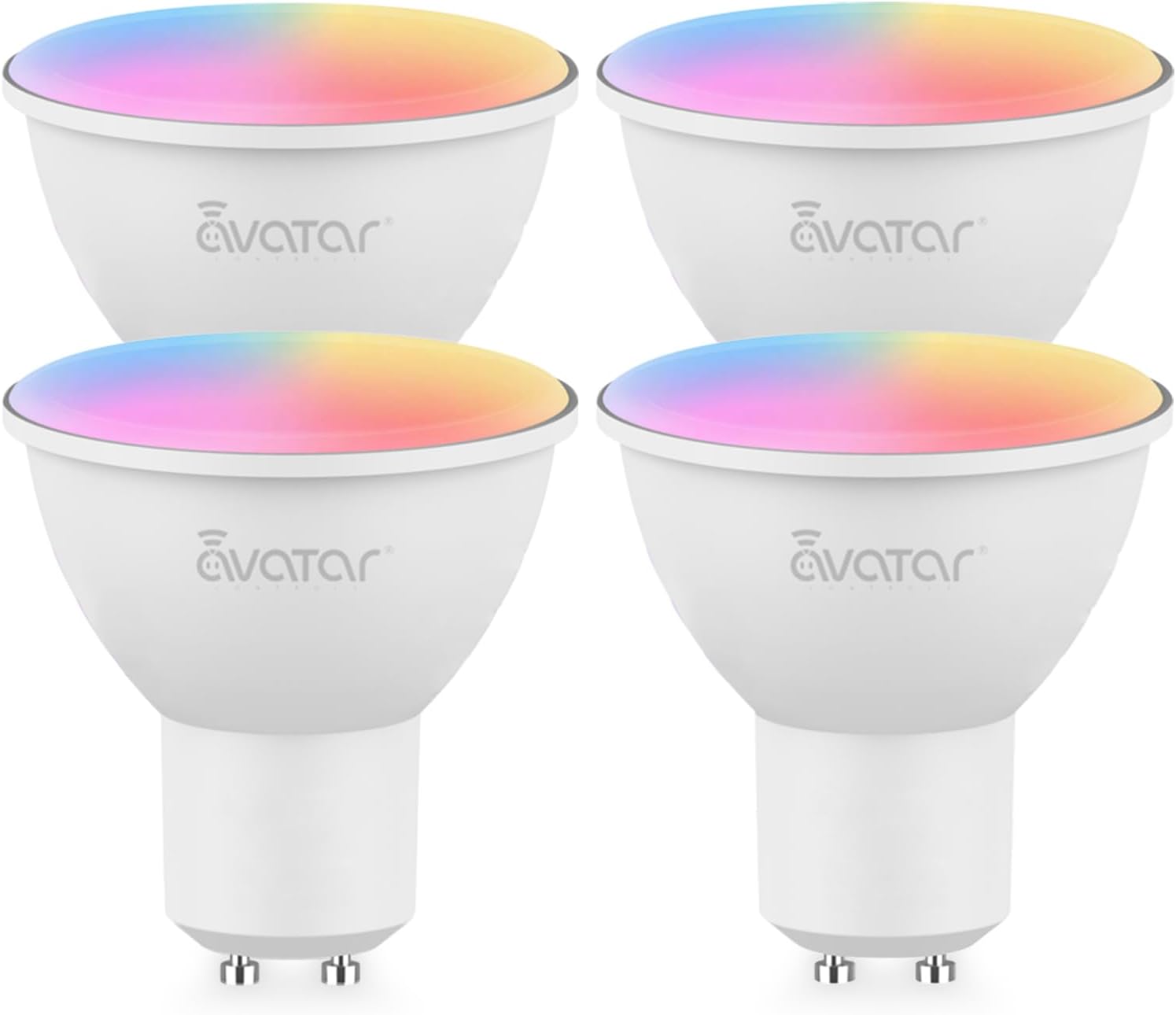 Avatar Controls WiFi Smart Bulb GU10, Music Sync Spot LED Lights RGBCW ...