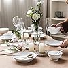 30 Pieces Dinnerware Set, Ceramic Kitchen Dinner Set Service for 6 ...