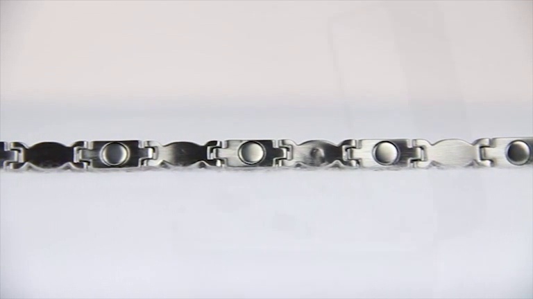 Watch Sabona Lady Executive Silver Gem Magnetic Bracelet, Size Small on ...
