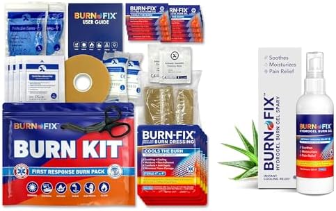 Amazon.com: BurnFix® Burn Kit Comprehensive 25pcs First Aid Kit ...