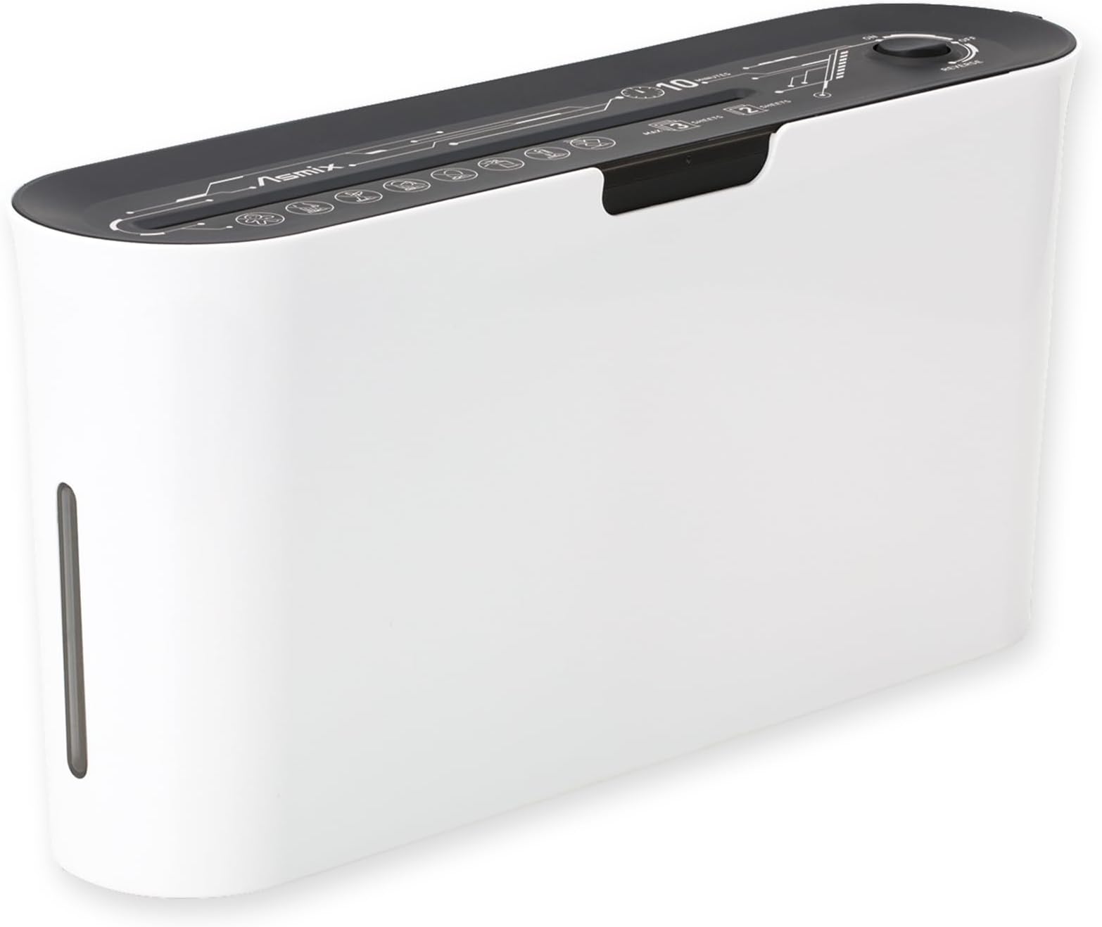 Amazon | アスカ Asmix A4卓上シュレッダー B05W 白 | 電動シュレッダー | 文房具・オフィス用品