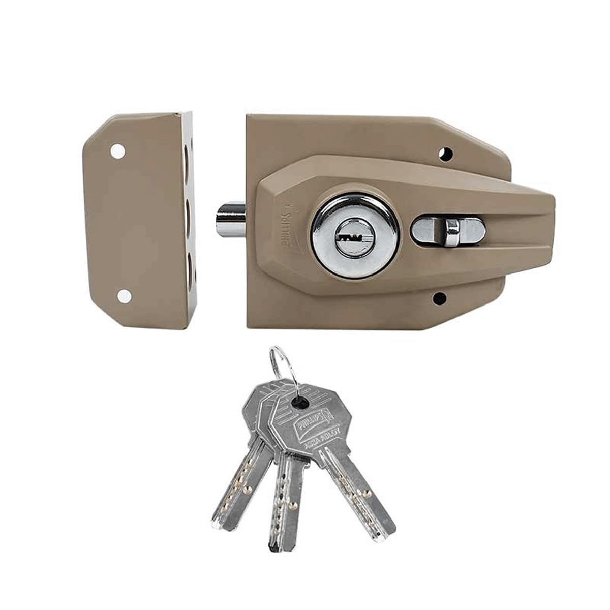 Phillips Assa Abloy Cerradura AS 2000 Phillips Beige Puertas Der/Izq ...
