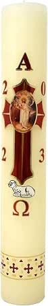 Amazon.com: Jesus Christ Candle 10 Inch x 1.5 inches - Blessing and ...