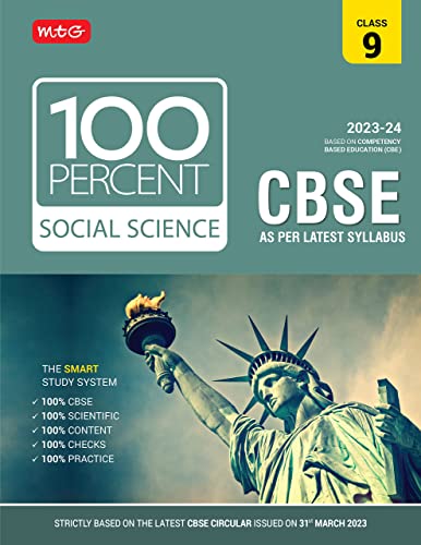 MTG 100 Percent Social-Science Text Book Class 9 with CBSE Chapterwise ...