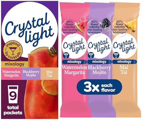 Amazon.com : Crystal Light Mixology Drink Mix Variety Pack, 9 Packets ...