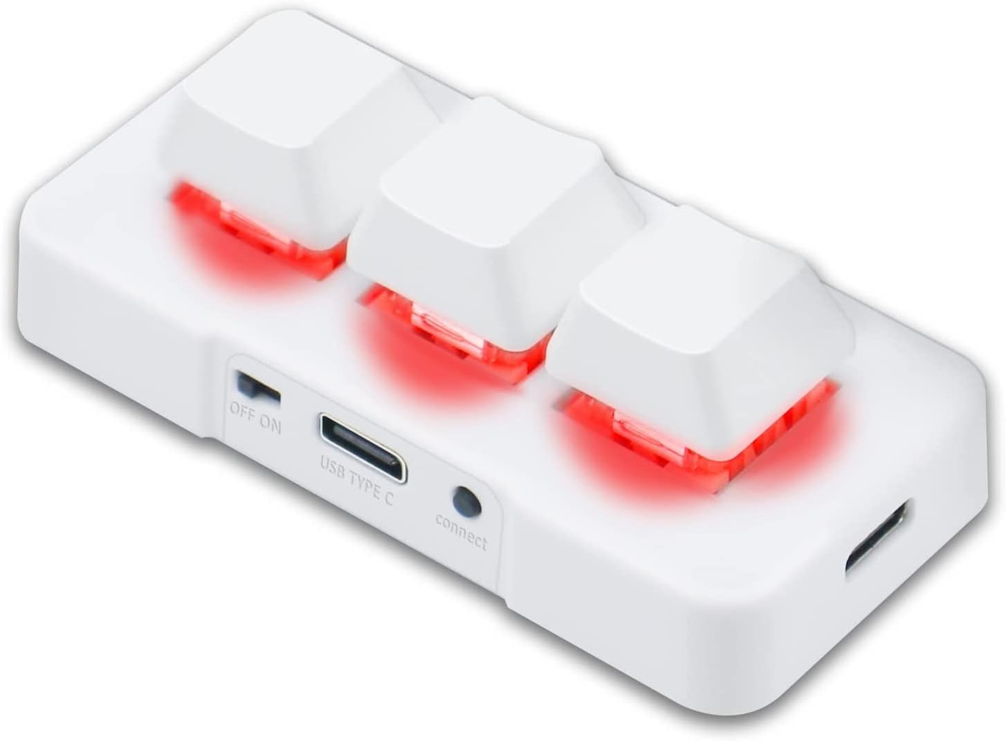 Buy PCsensor 3-Key Mini Keypad Wireless Mechanical Gaming Keyboard Hot ...