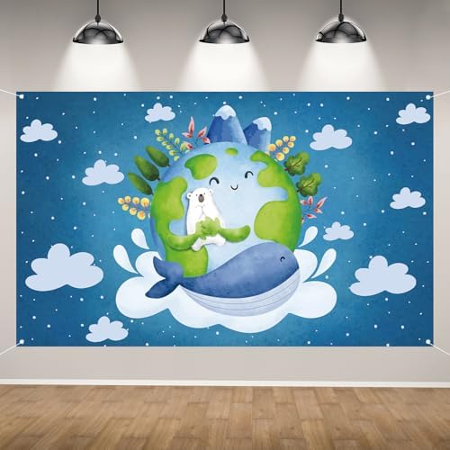 Amazon.com: Earth Day Decorations Environmental Backdrop Earth Day ...