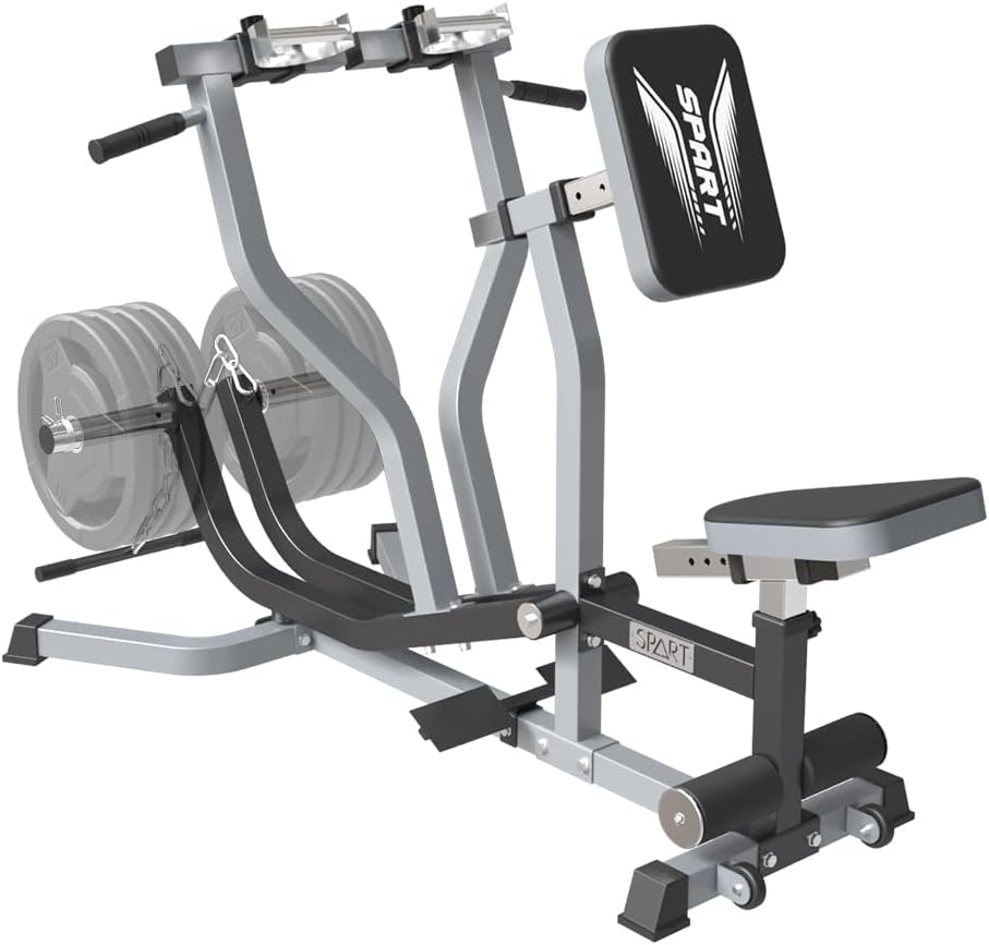 SPART Seated Row Machine, Plate Loaded Lat and Back Workout Equipment ...