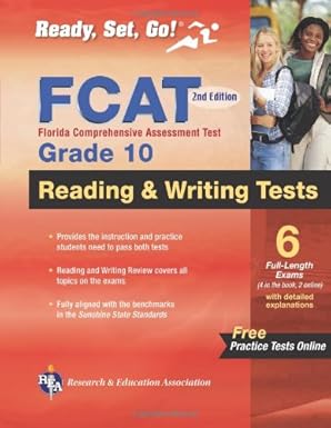 Amazon.com: FCAT Grade 10 Reading and Writing 2nd Ed. (Florida FCAT ...