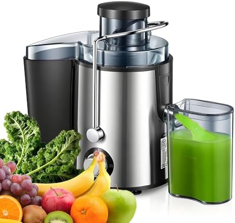 Juicer Machine,Efficient Centrifugal Juicer for Whole Fruit and ...