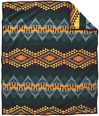 Amazon.com: Pendleton National Park Blanket Queen 90" x 90" - 100% Wool ...