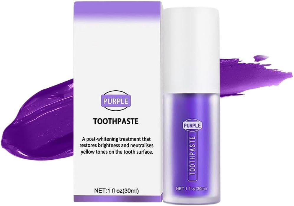 Amazon.com: Purple Toothpaste for Teeth Whitening,Purple Toothpaste ...