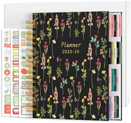 Amazon.com : 18 Month Weekly & Monthly Planner 2025 Spiral Bound Hard ...