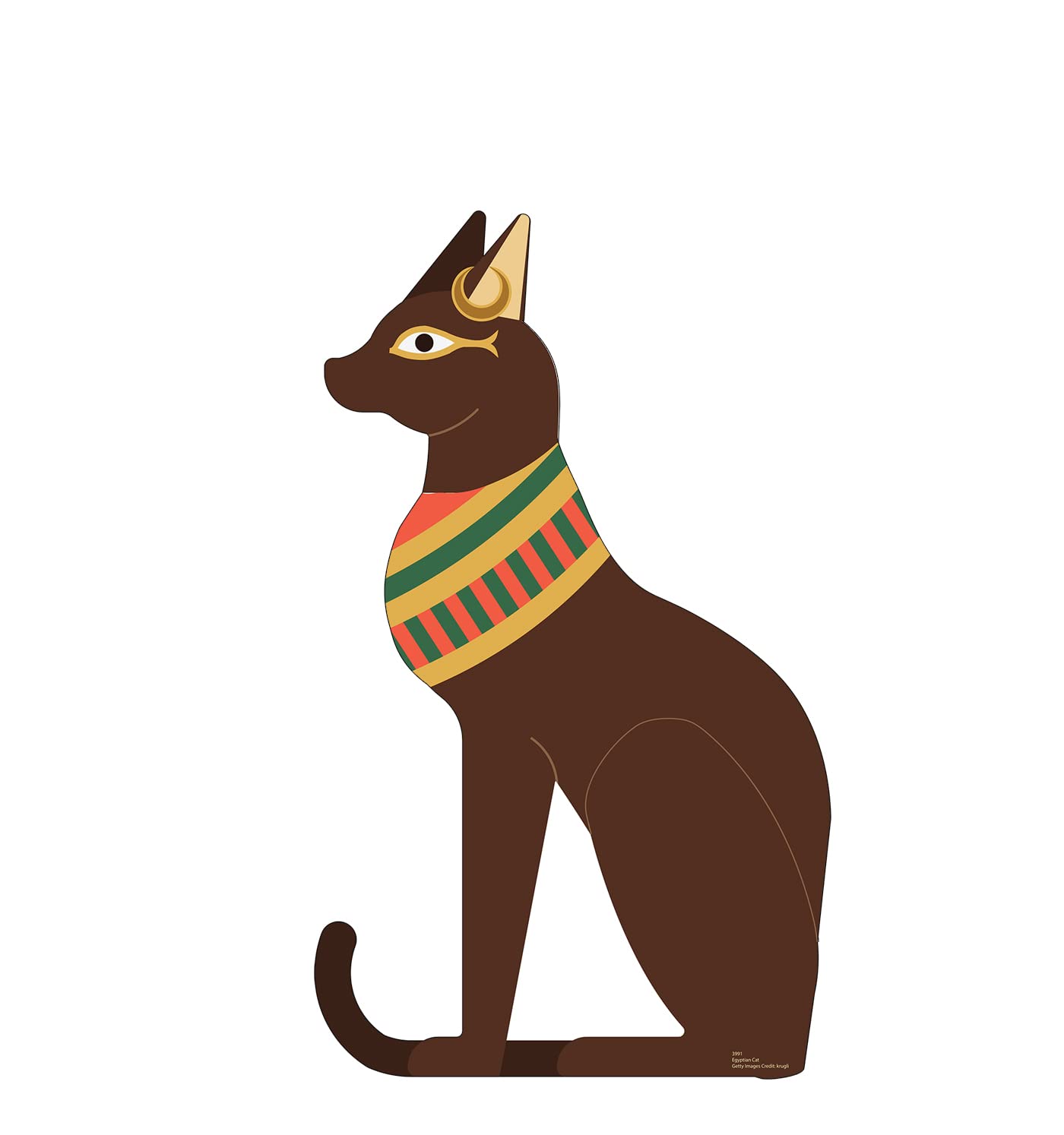 Egyptian Cat Cartoon