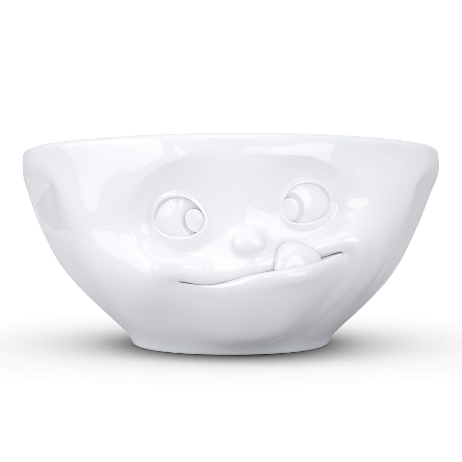 Buy TASSEN Porcelain Bowl, Tasty Face Edition, 11 oz. White (Single ...