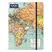 Amazon.com: Cavallini 6 by 8-Inch Notebook, World Maps, 144 Pages ...