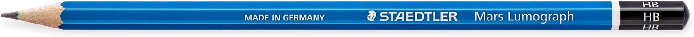 Amazon.com: Staedtler Mars STD-100-HB Lumograph HB Drawing Pencil (12 ...