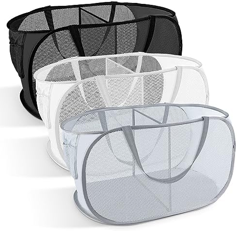 Amazon.com: LELE LIFE Reinforced Mesh Pop Up Laundry Hamper 2 ...