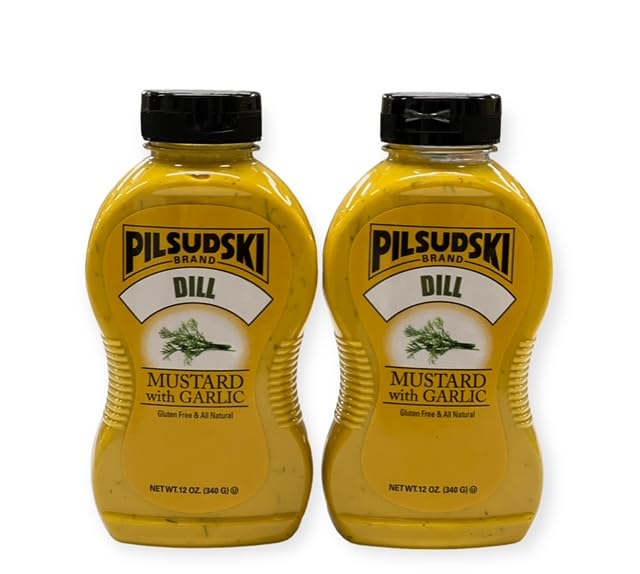 Amazon.com : Pilsudski Brand DILL MUSTARD WITH GARLIC - All Natural ...
