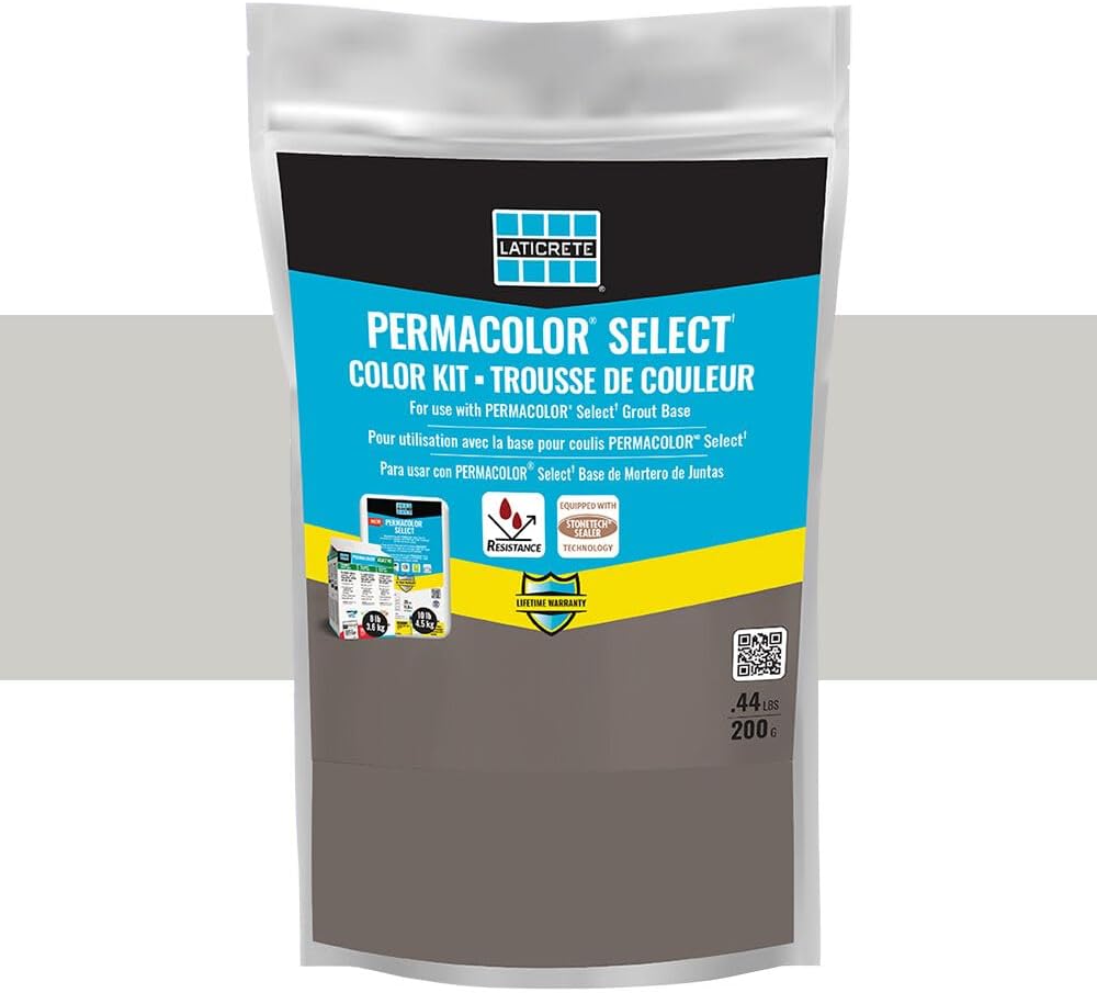 LATICRETE PERMACOLOR Grout Natural Grey 8LB - Amazon.com