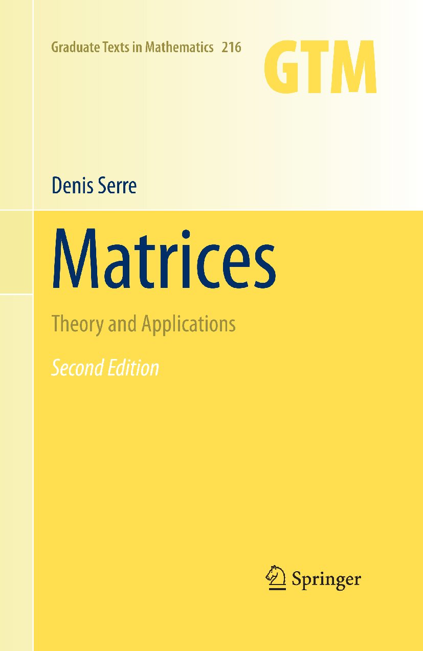 Matrices: Theory and Applications (Graduate Texts in Mathematics Book ...